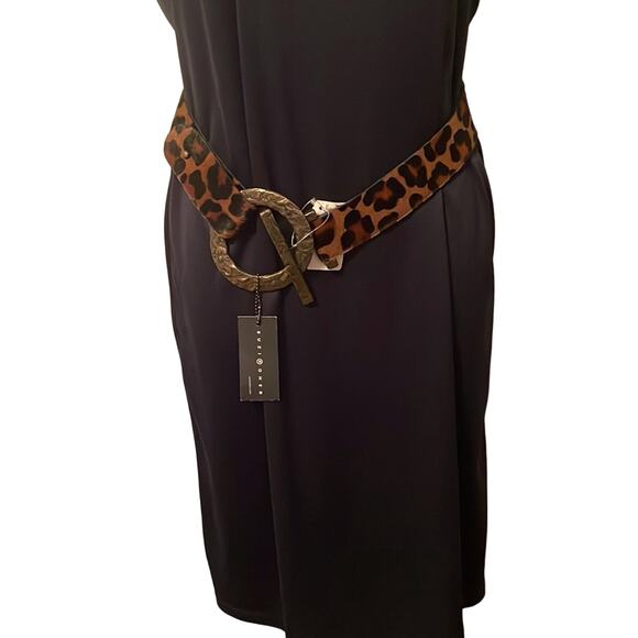 Suzi Roher | Accessories | Suzi Roher Belt Nwt S Leopard Wbrass Buckle ...
